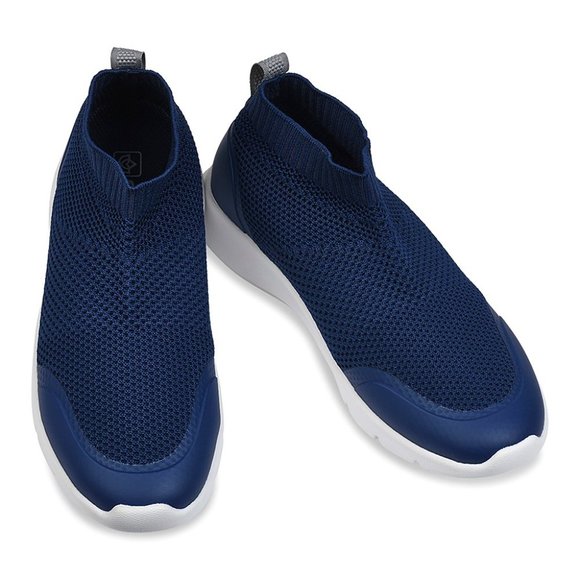 Spenco | Shoes | Spenco Bootie Patriot Blue Yoga Stretch Sneaker Women ...